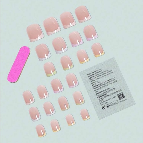 boutique | Makeup | Pastel Frenchie Nails Nwt | Poshmark
